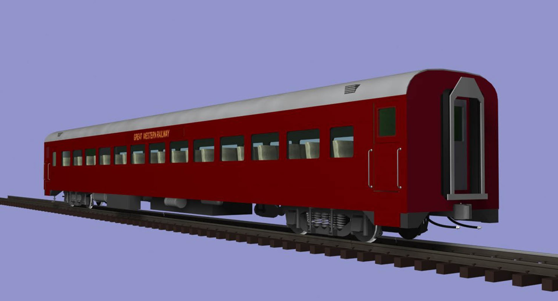 Pullman Train 3d Model