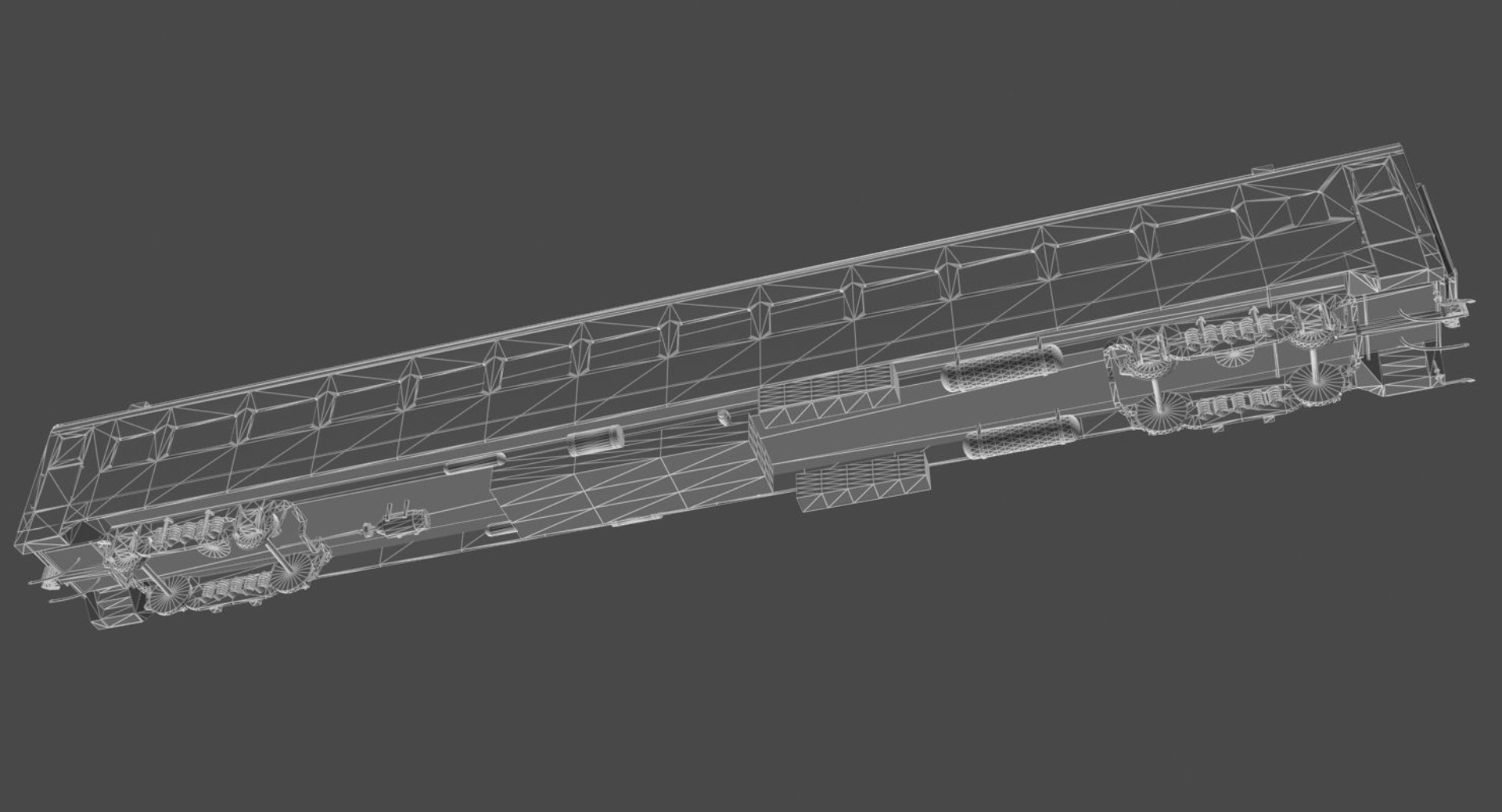 Pullman Train 3d Model