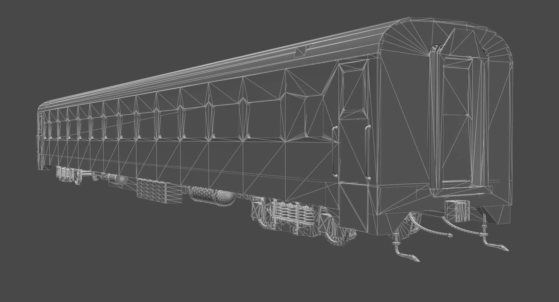 Pullman Train 3d Model