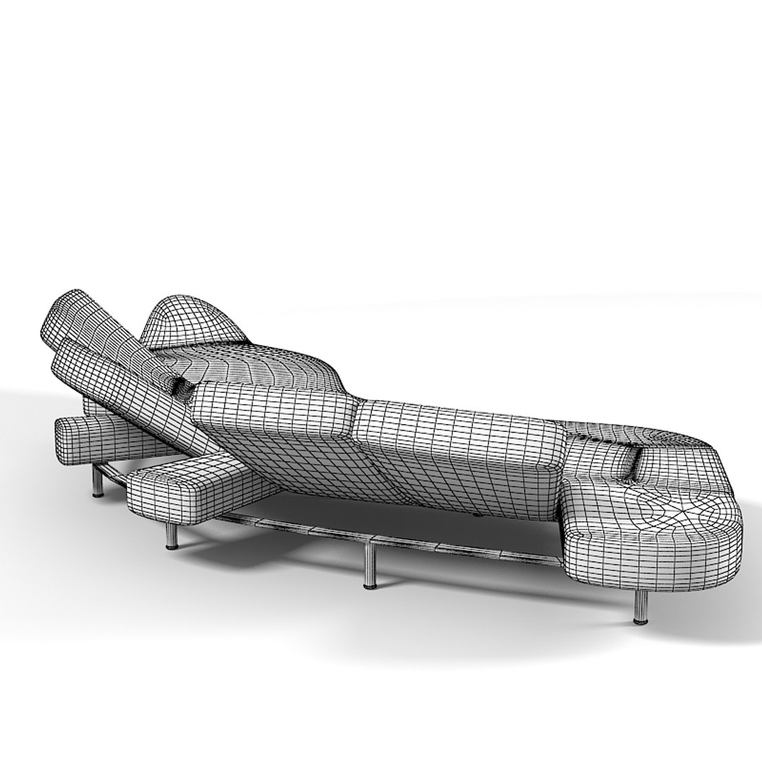 Edra Flap Sofa 3d Model