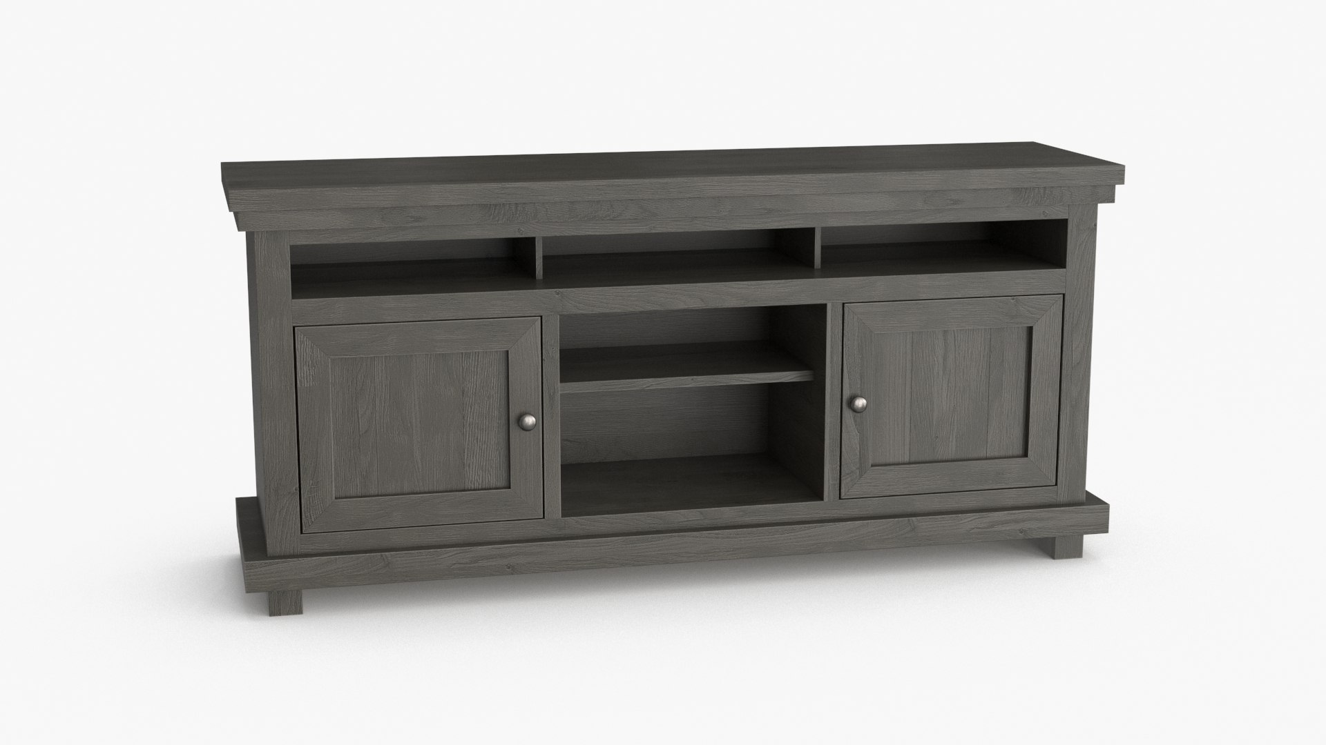 3D Barbeau TV Stand For TVs Dark Gray Model - TurboSquid 2274481