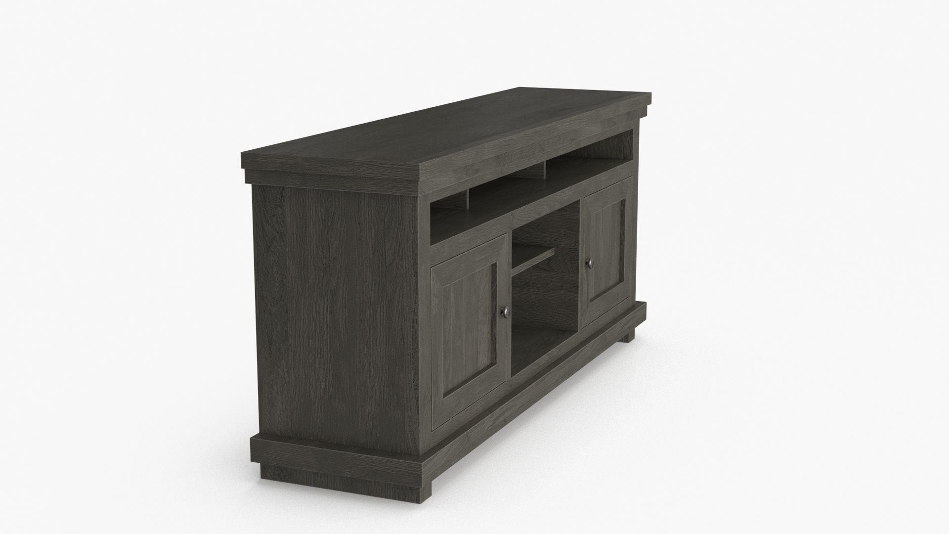 3D Barbeau TV Stand For TVs Dark Gray Model - TurboSquid 2274481