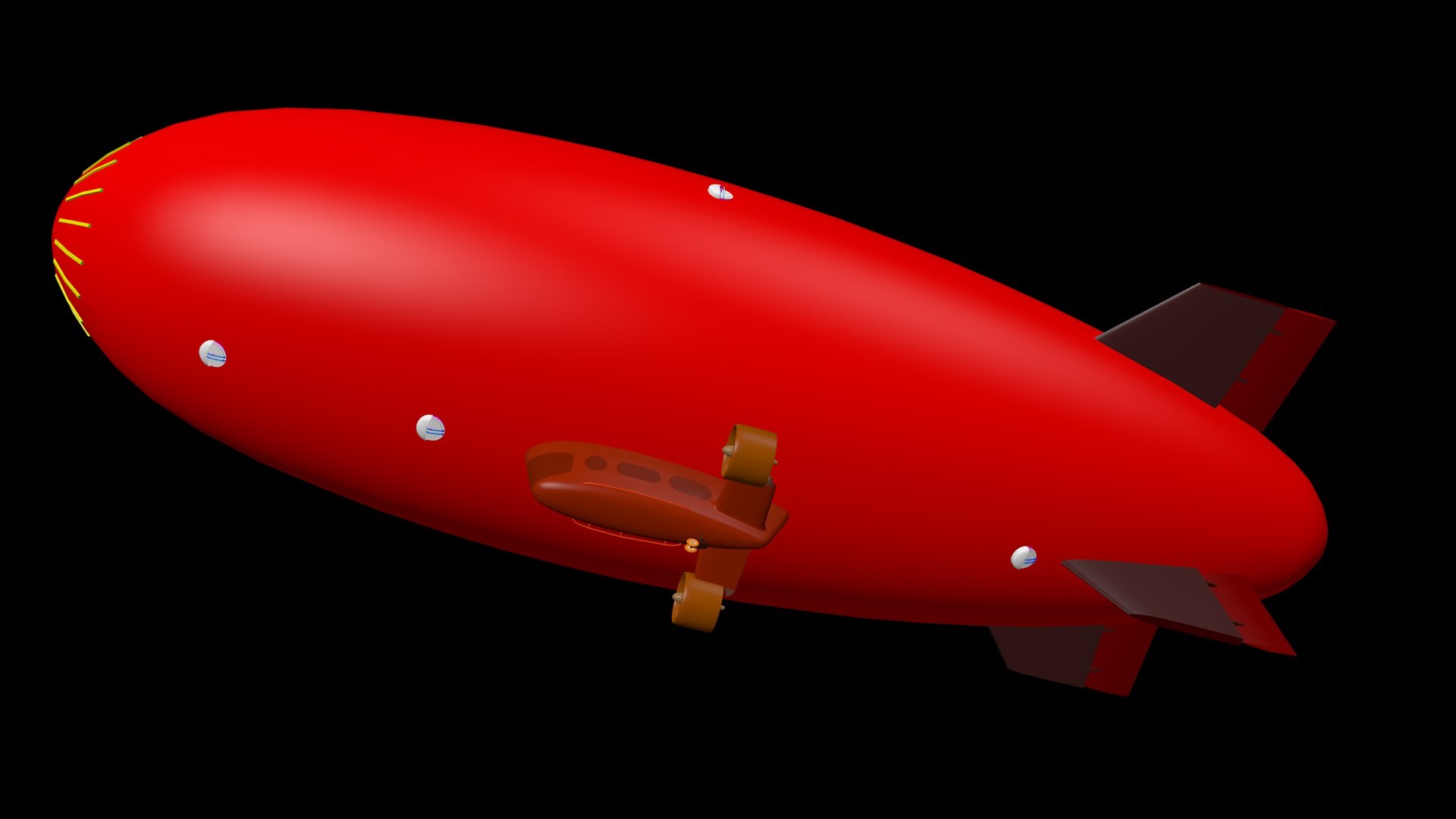 3D BLIMP Model - TurboSquid 2085379