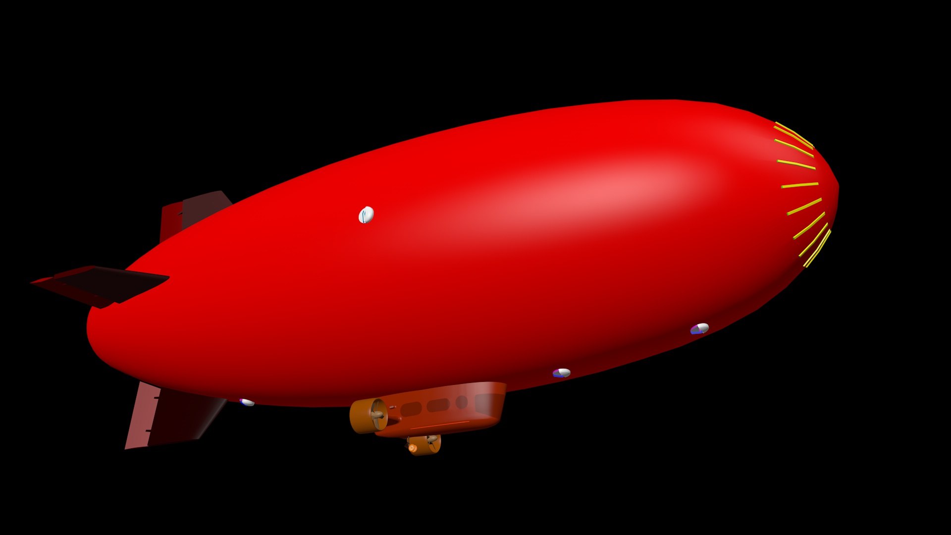 3D BLIMP Model - TurboSquid 2085379