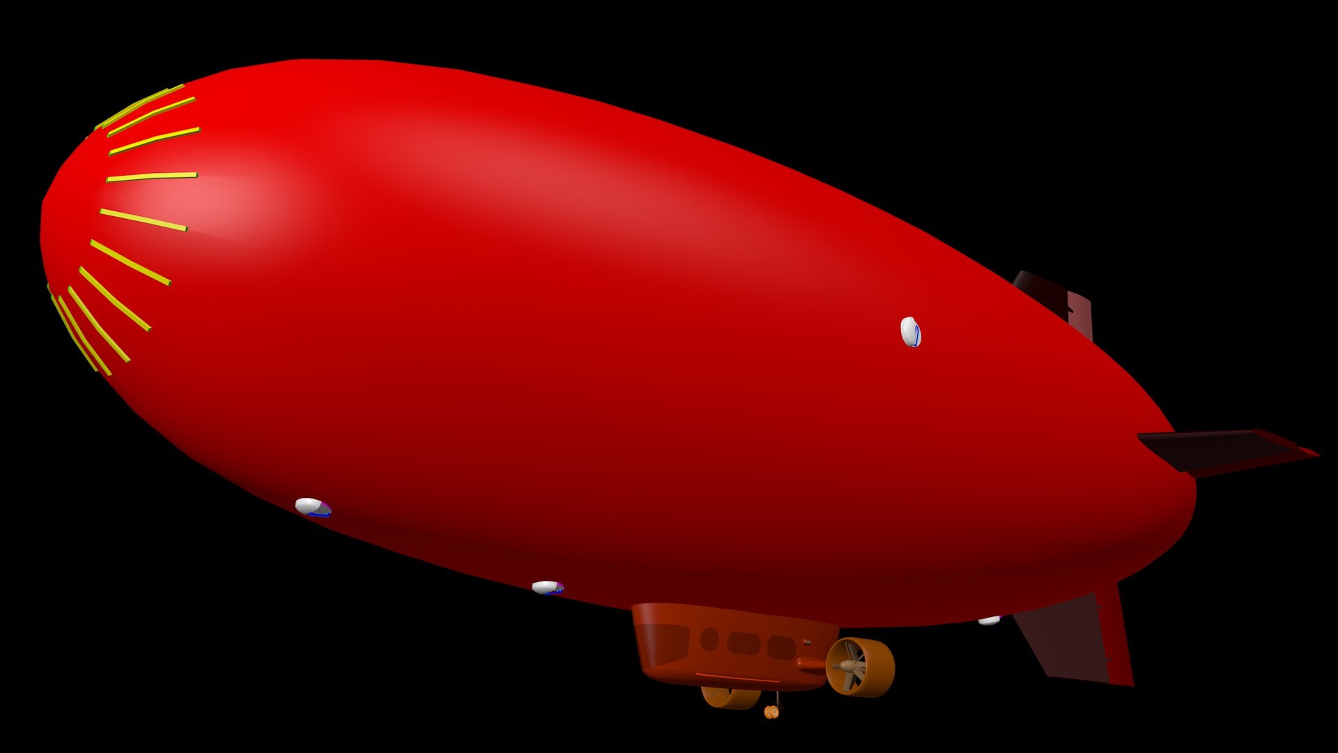 3D BLIMP Model - TurboSquid 2085379