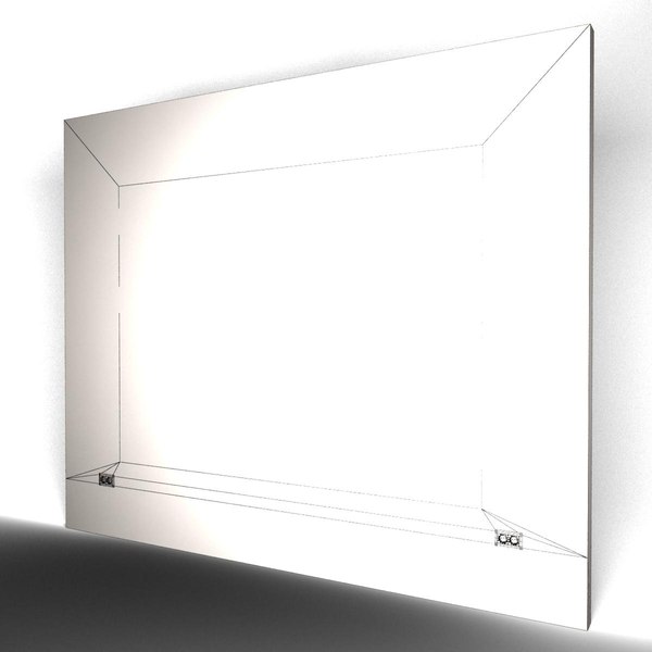 v-ray light wall 3d model