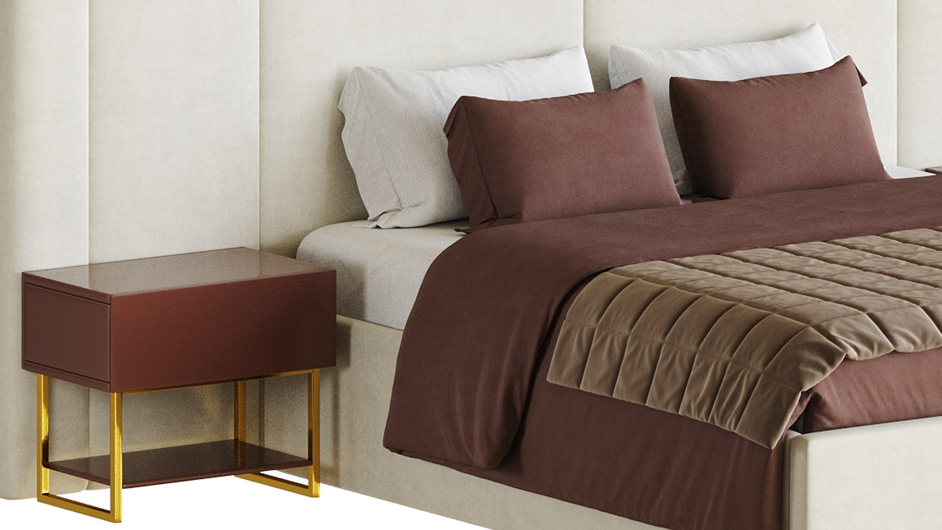 RUBI BED 3D Model - TurboSquid 2196377