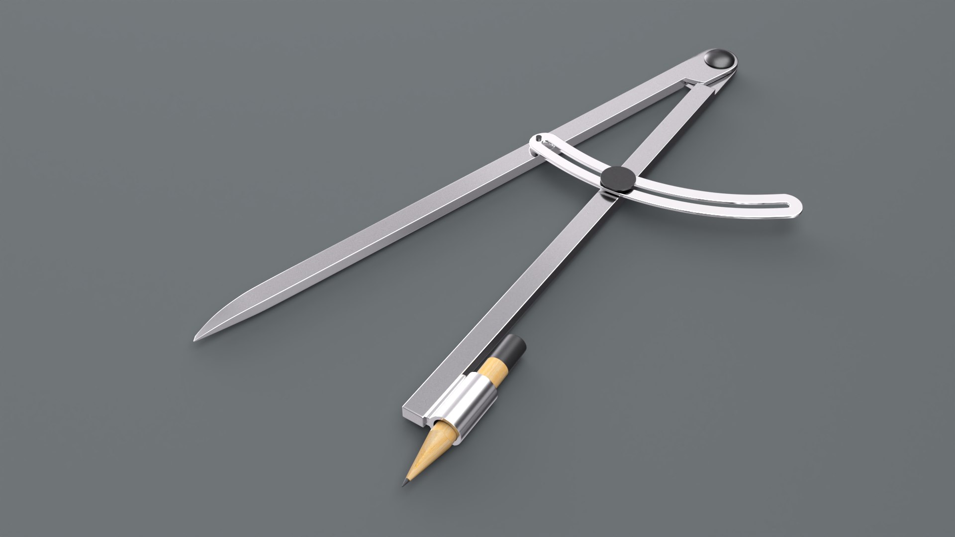 3D Drafting Compass model - TurboSquid 2074102