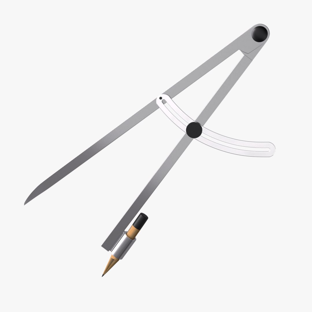 3D Drafting Compass model - TurboSquid 2074102