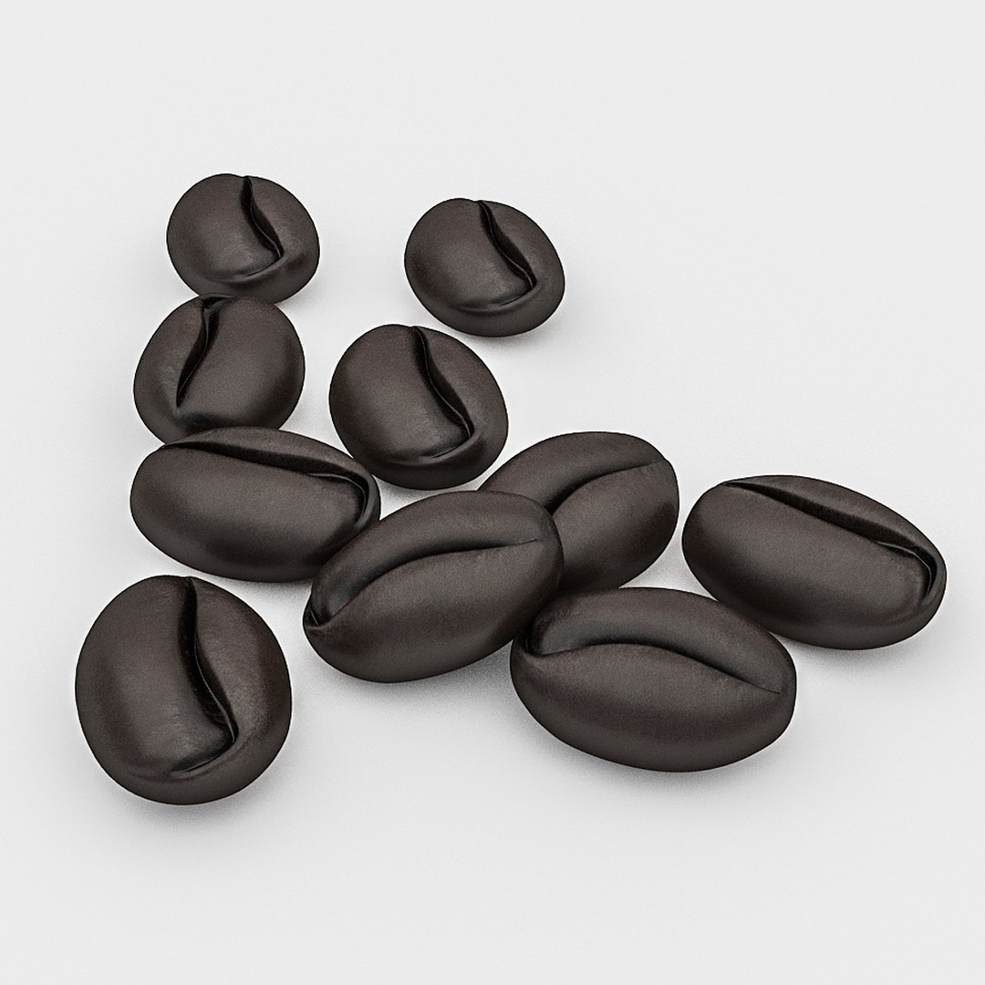 Coffee Bean 3D Model - TurboSquid 1418671