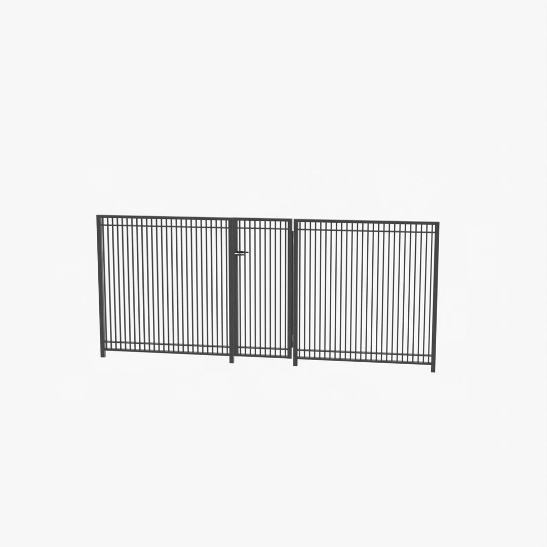 3D Model Low-Poly Realistic Fence 1 - With Materials - TurboSquid 2113923