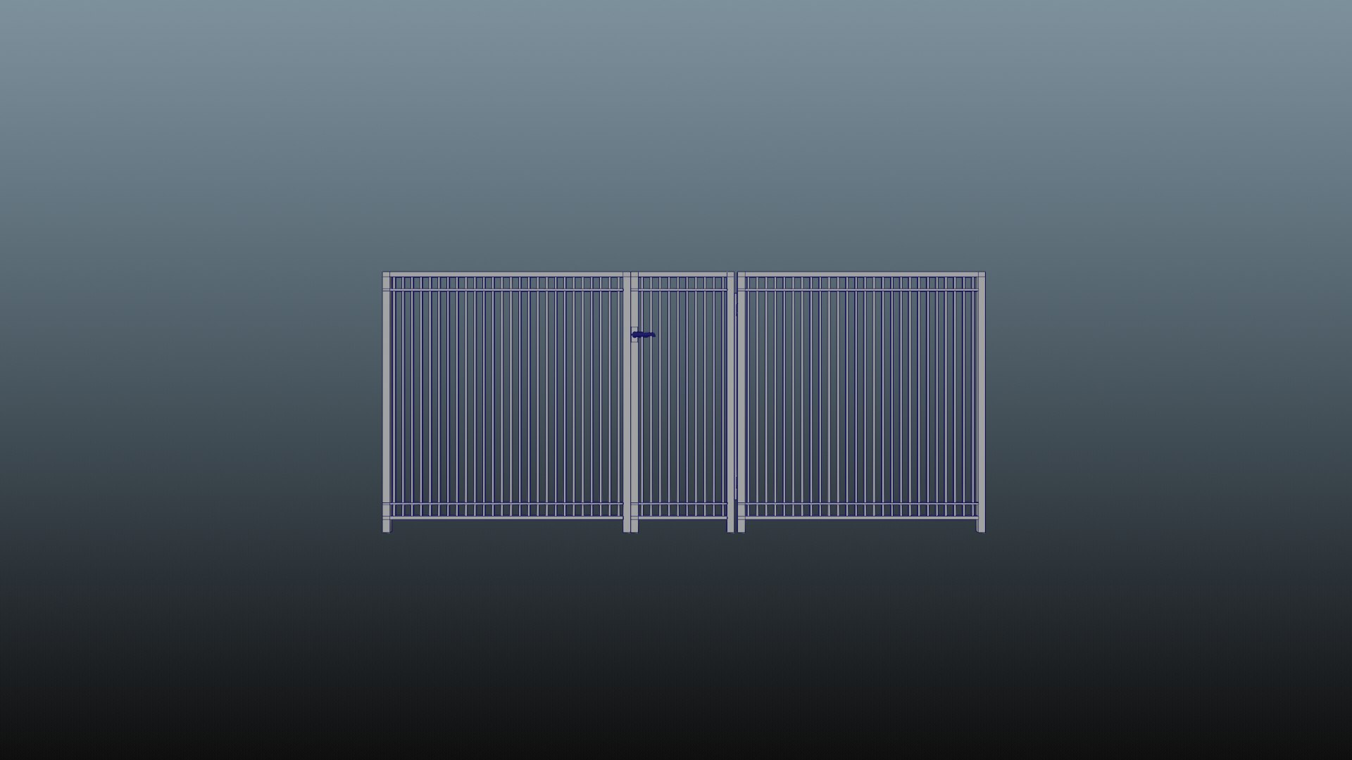 3D Model Low-Poly Realistic Fence 1 - With Materials - TurboSquid 2113923