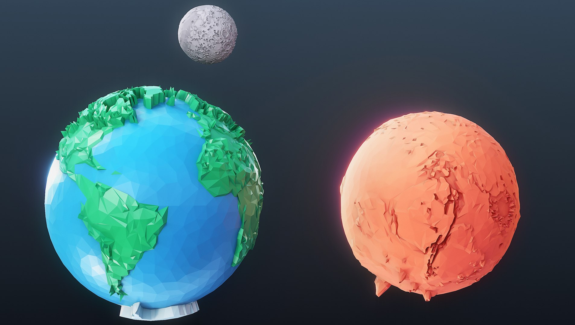 3D model solar planets - TurboSquid 1362116