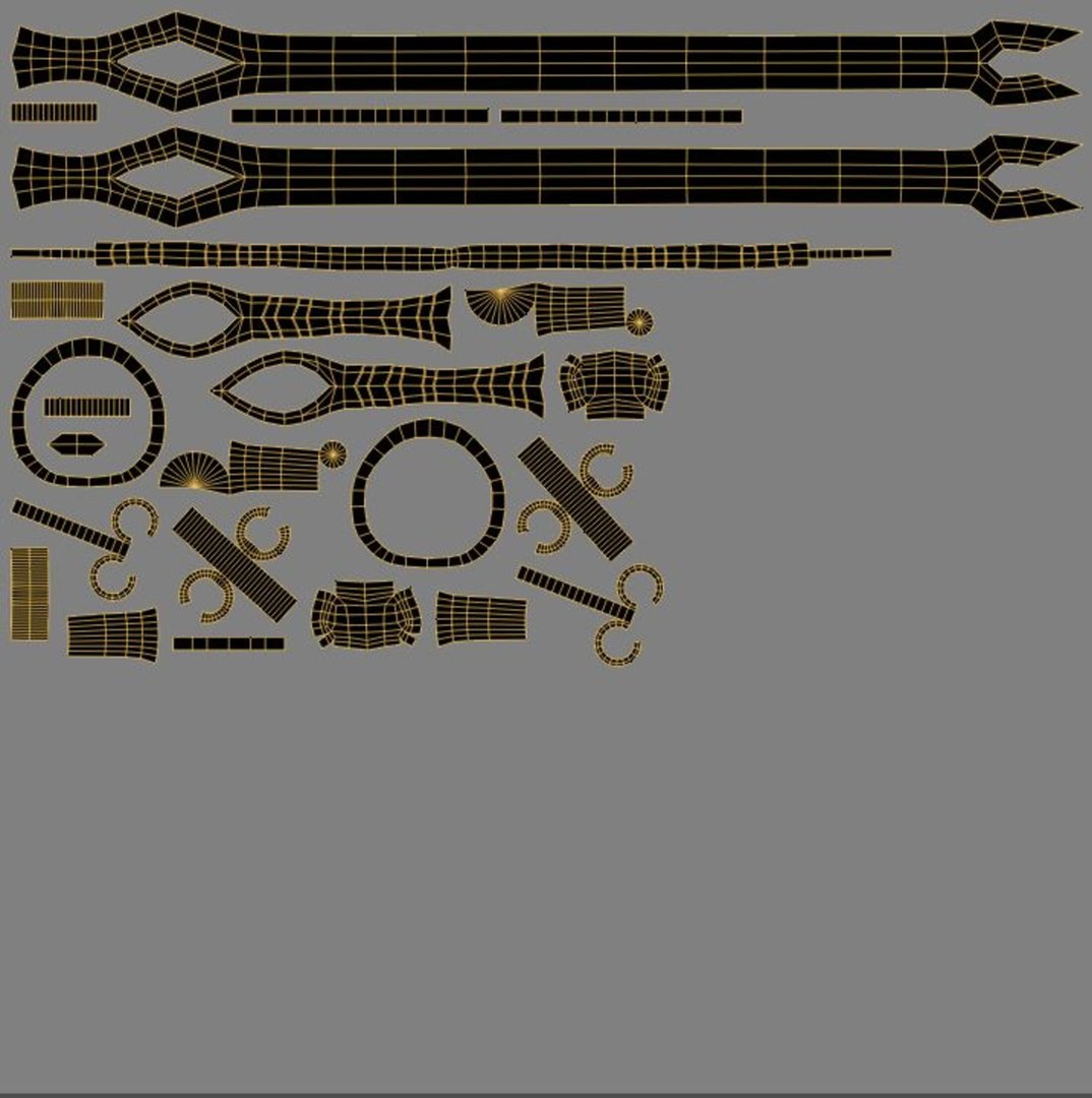 3D Broken Crystal Sword Low-poly - TurboSquid 1791247