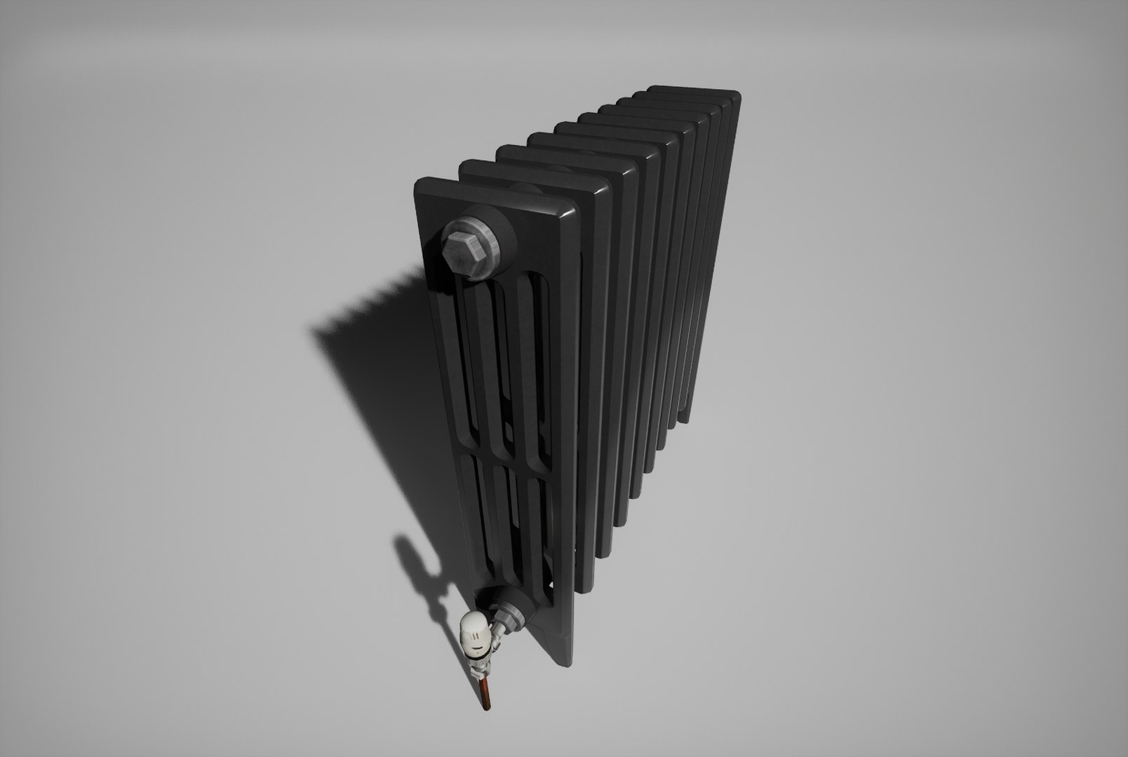 3D Cast Iron Radiator - TurboSquid 1955631