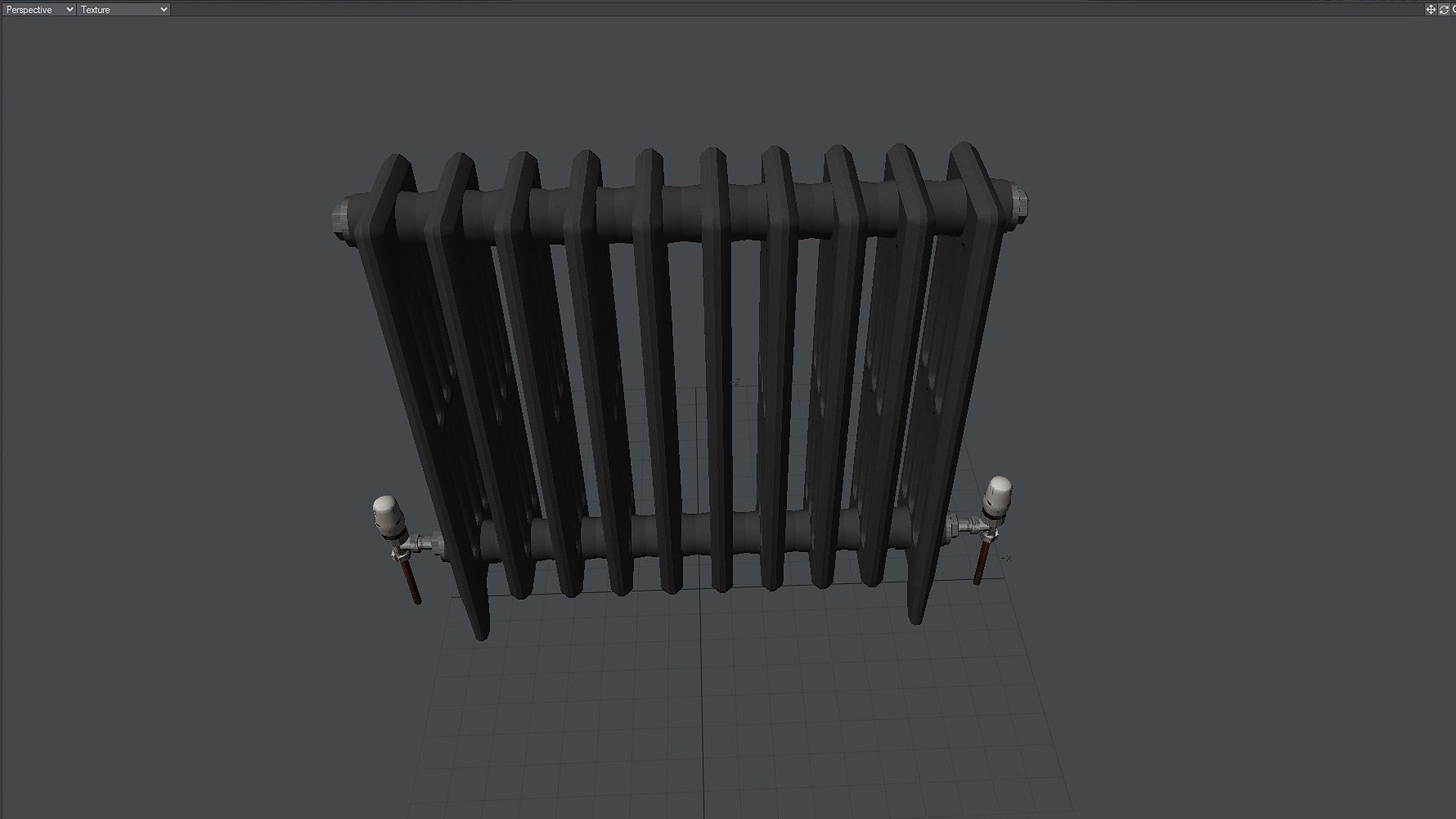 3D Cast Iron Radiator - TurboSquid 1955631