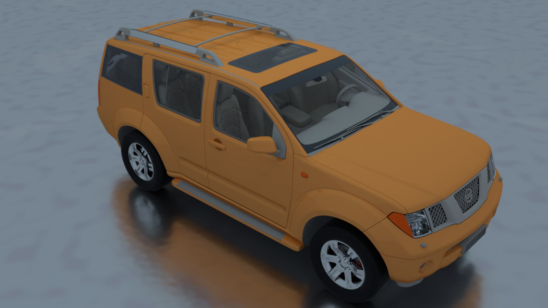 nissan pathfinder 3d obj