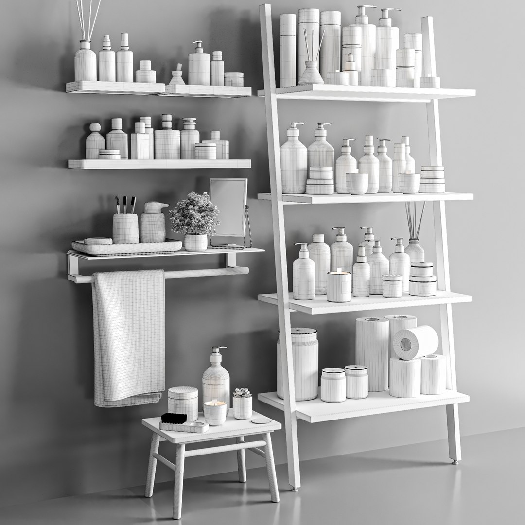 3D Bathroom accessories 29 - TurboSquid 2002258