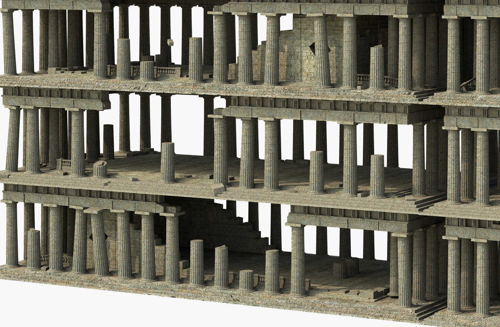 Fantasy Ancient Ruins Building 3D Model - TurboSquid 1831384