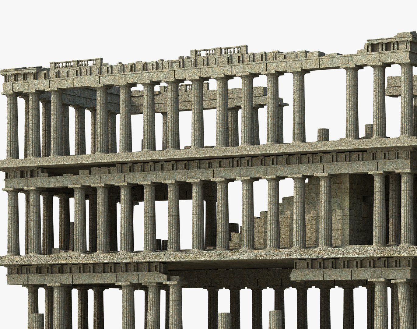 Fantasy Ancient Ruins Building 3D Model - TurboSquid 1831384