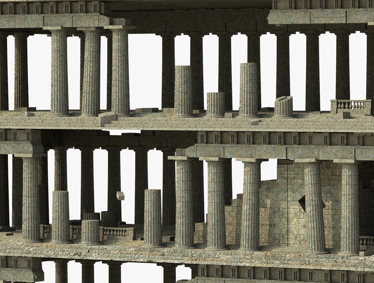 Fantasy Ancient Ruins Building 3D Model - TurboSquid 1831384
