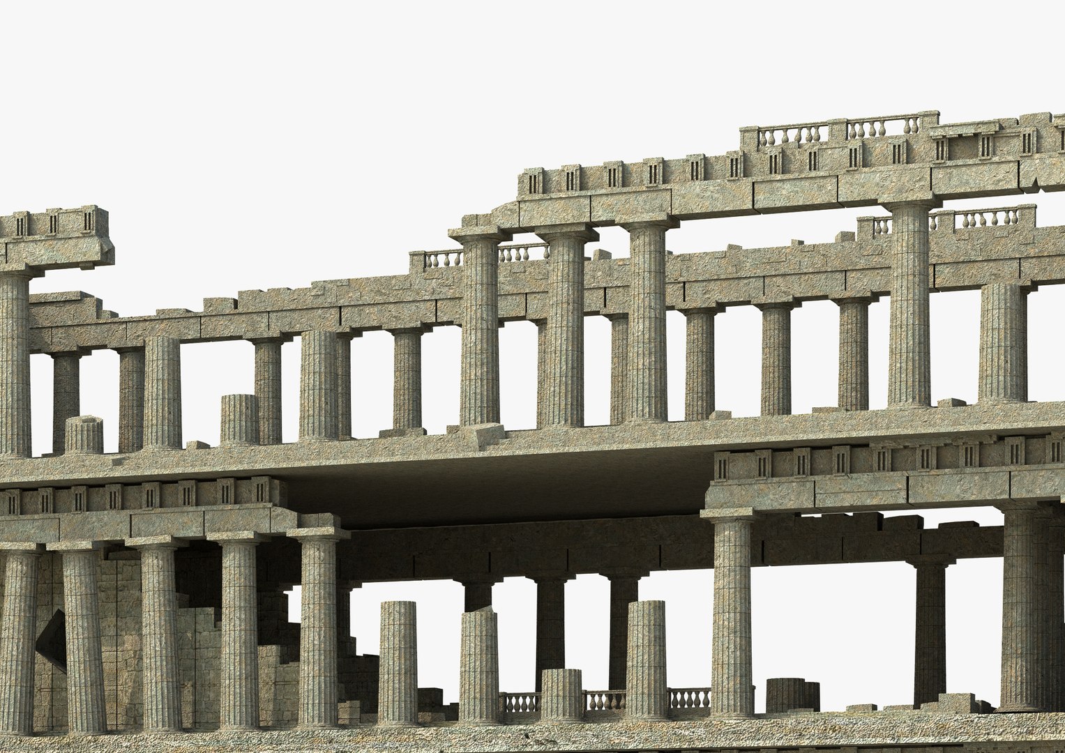 Fantasy Ancient Ruins Building 3D Model - TurboSquid 1831384