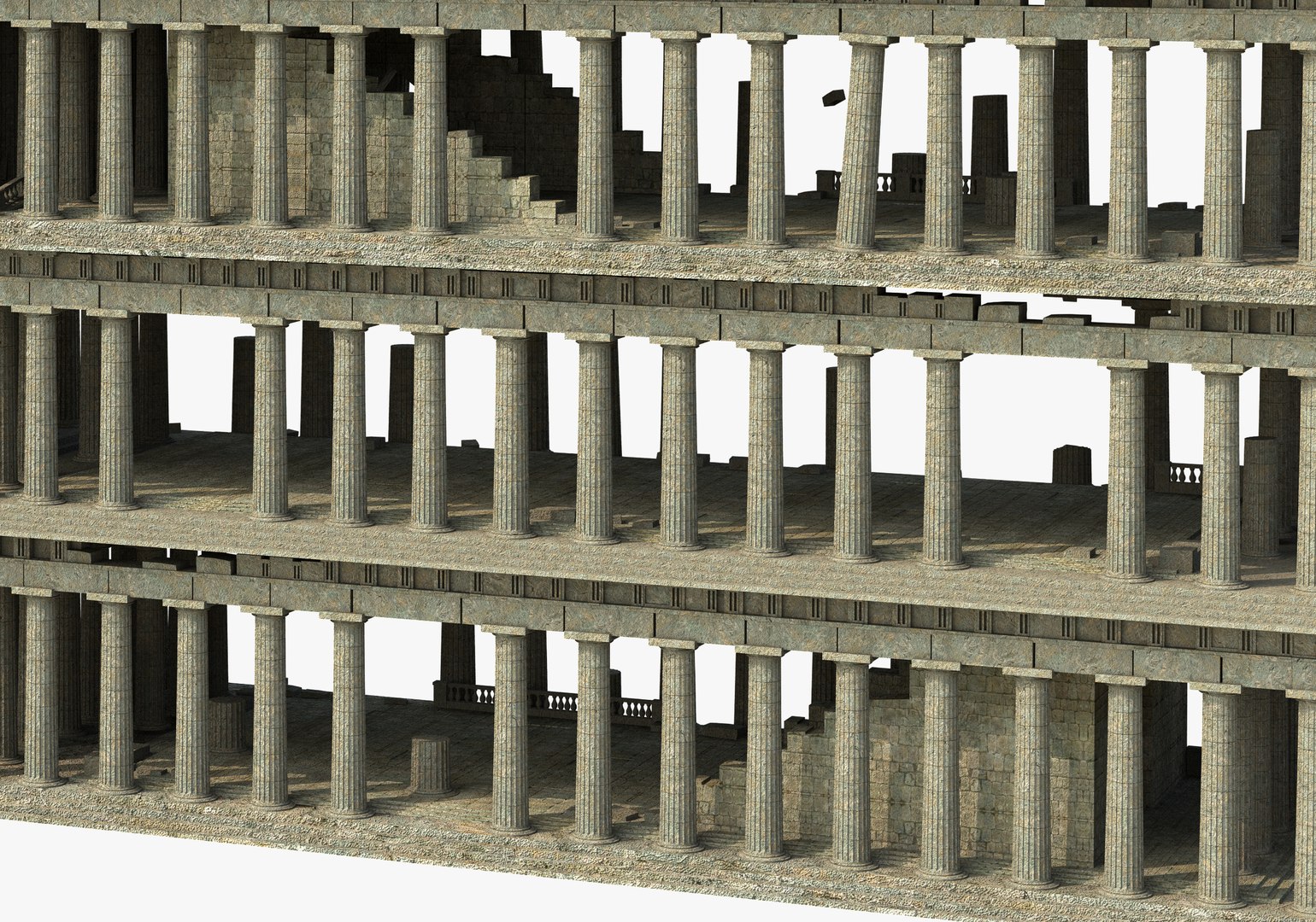 Fantasy Ancient Ruins Building 3D Model - TurboSquid 1831384