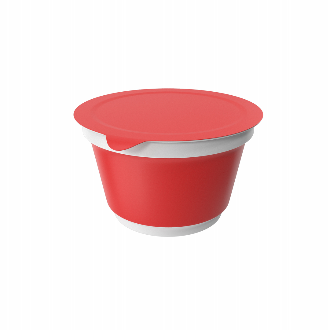 Red Yogurt Cup 3D - TurboSquid 2121692