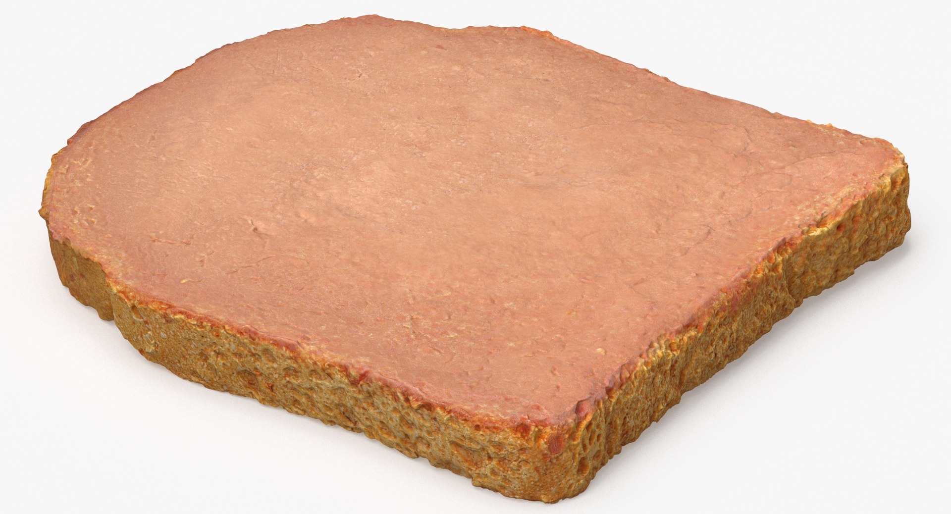 3D Model Toast With Duck Paste 01 - TurboSquid 2060359