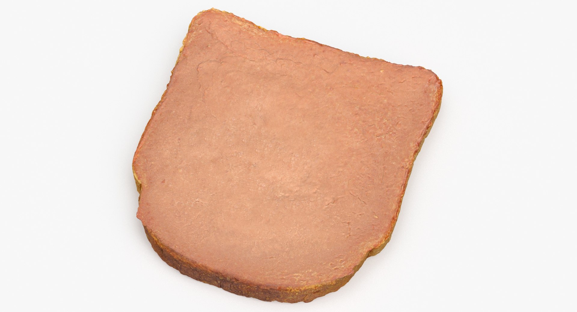 3D model Toast with Duck Paste 01 - TurboSquid 2060359