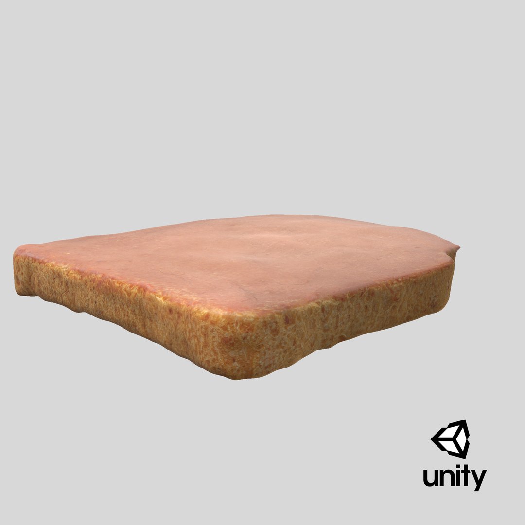 3D model Toast with Duck Paste 01 - TurboSquid 2060359