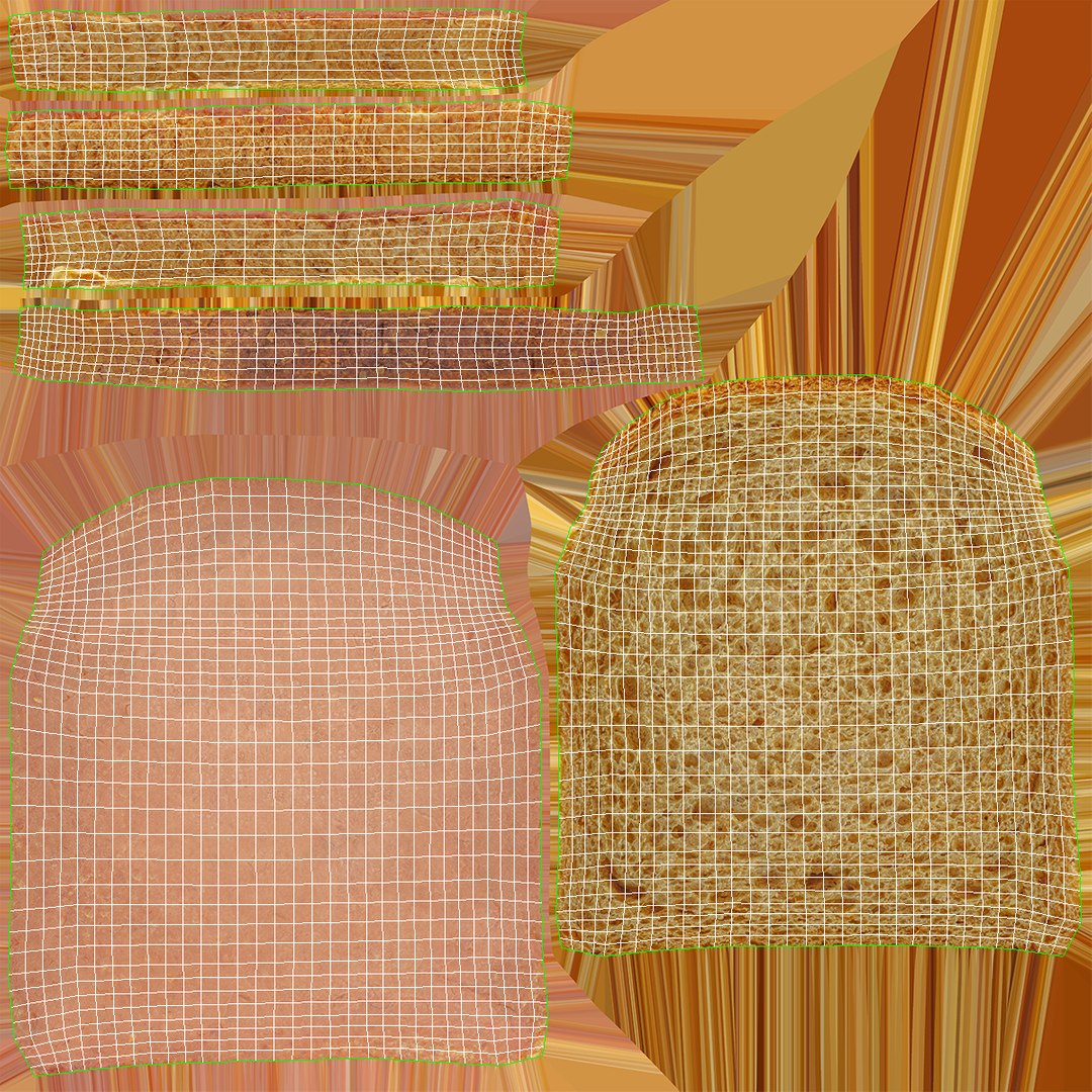 3D Model Toast With Duck Paste 01 - TurboSquid 2060359