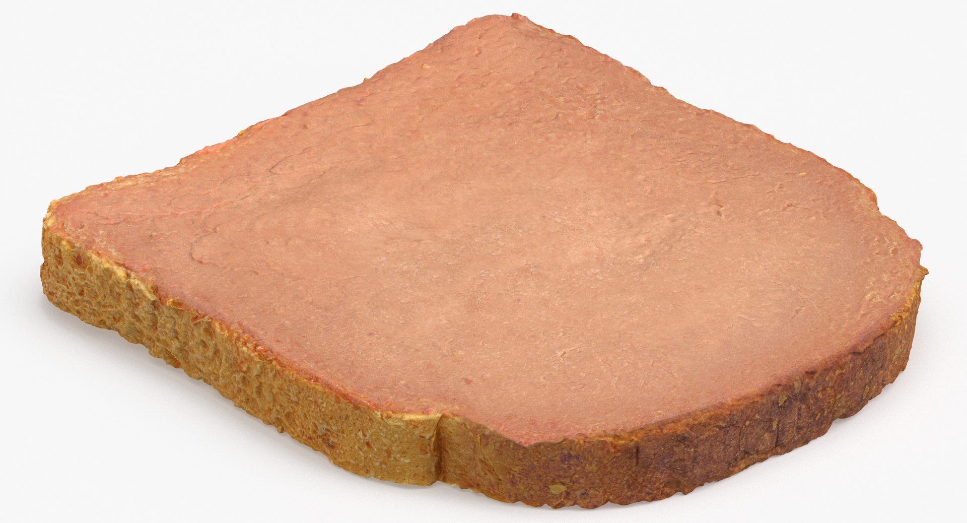 3D Model Toast With Duck Paste 01 - TurboSquid 2060359