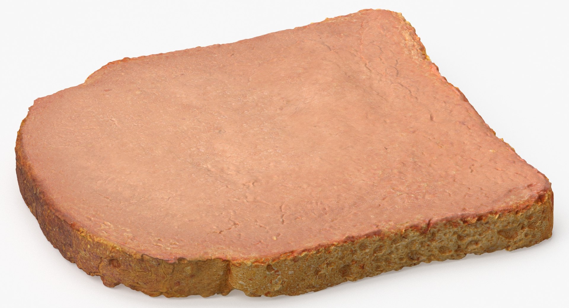 3D Model Toast With Duck Paste 01 - TurboSquid 2060359