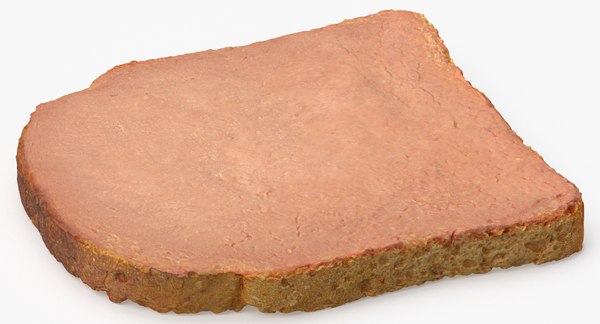 modelo 3d Tostadas Con Pasta De Pato 01 - TurboSquid 2060359