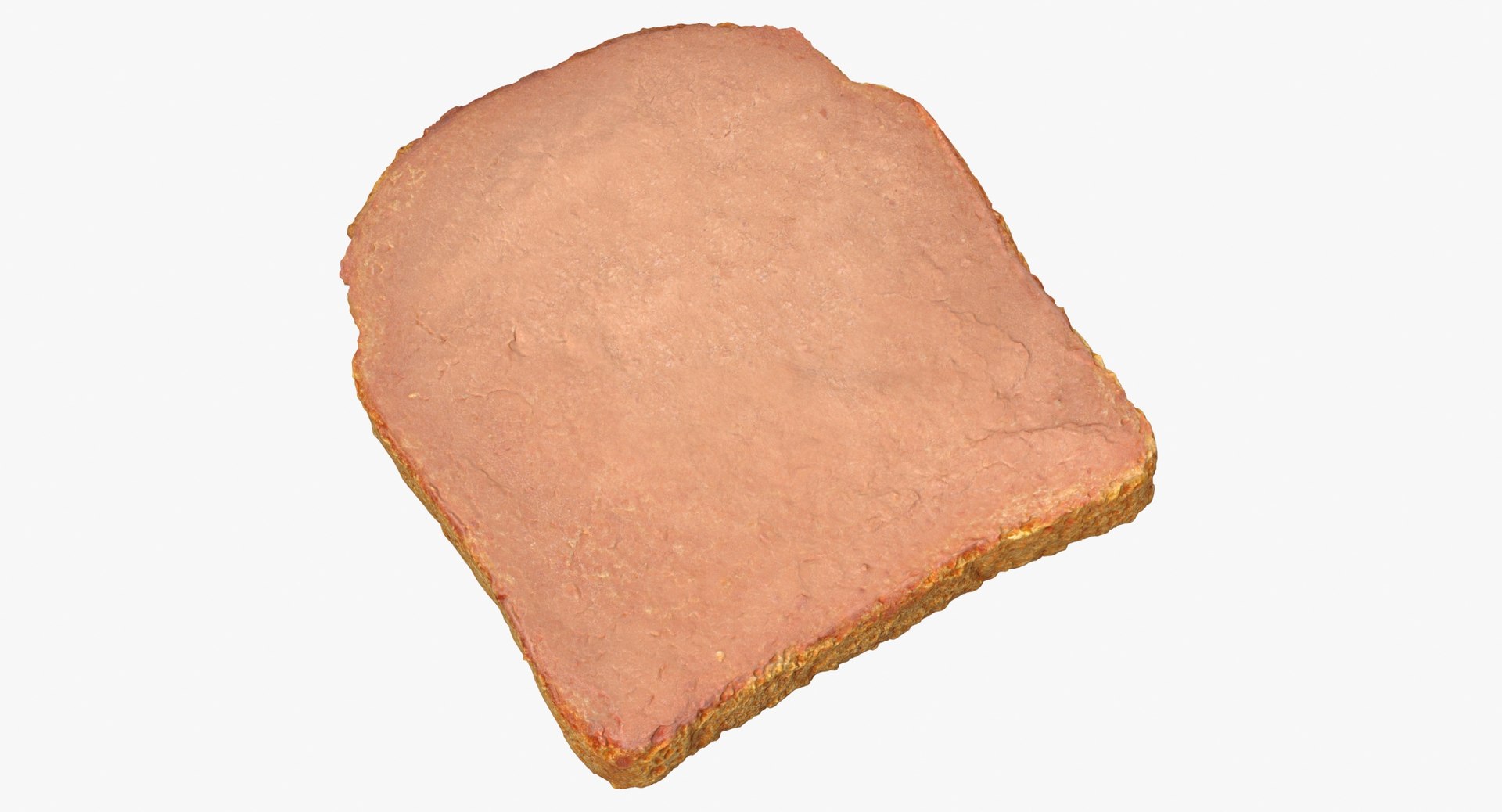 3D Model Toast With Duck Paste 01 - TurboSquid 2060359