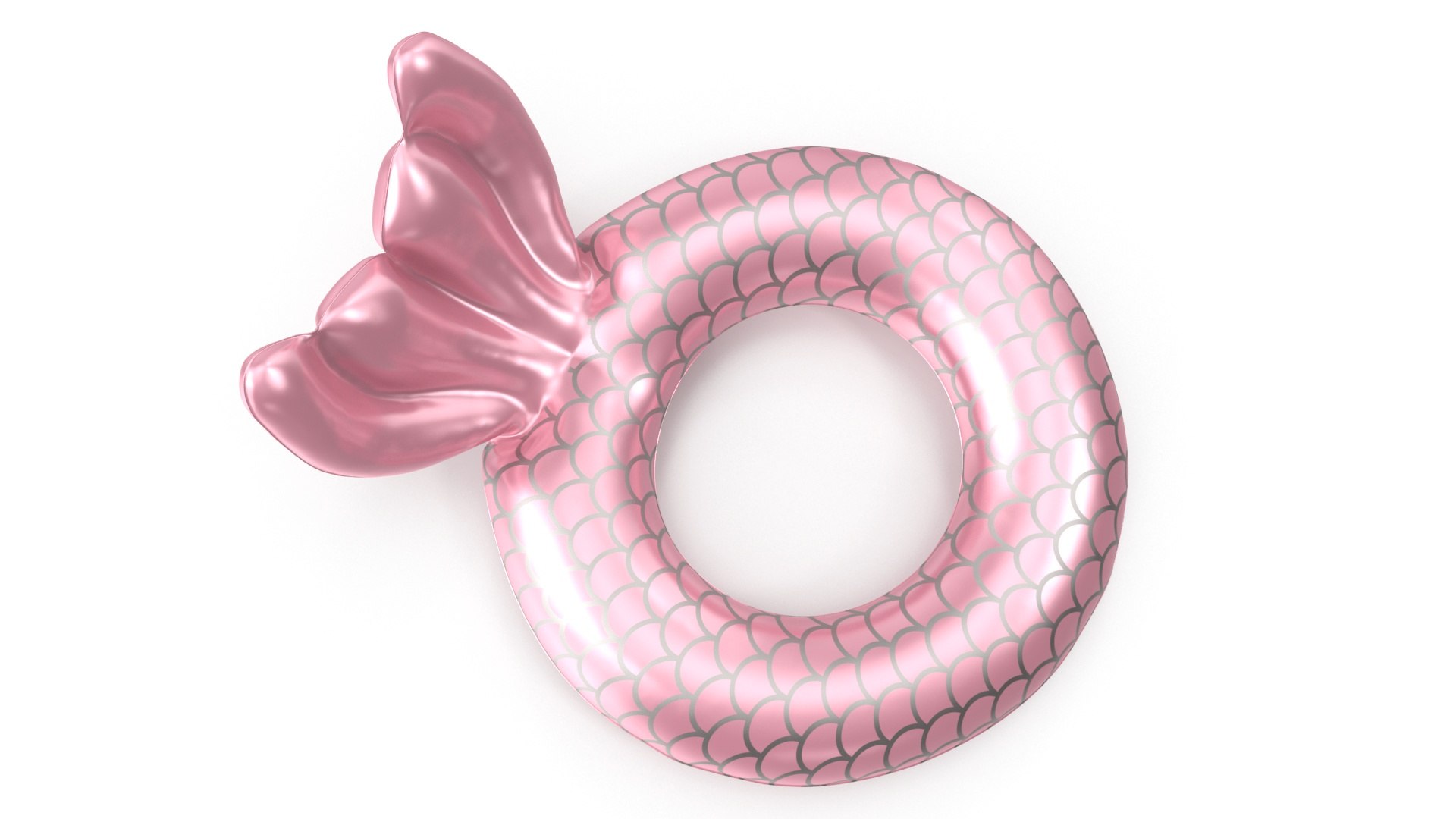 3D Pink Mermaid Pool Ring Model - TurboSquid 1754188