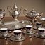 3D Silver Service Set 9 Model - TurboSquid 1358731