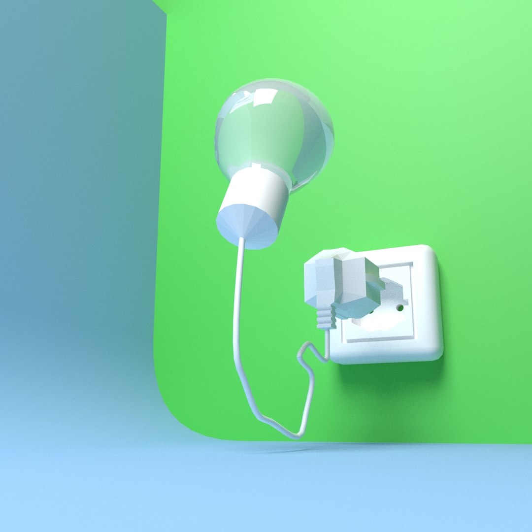 3D plug socket model - TurboSquid 1228298