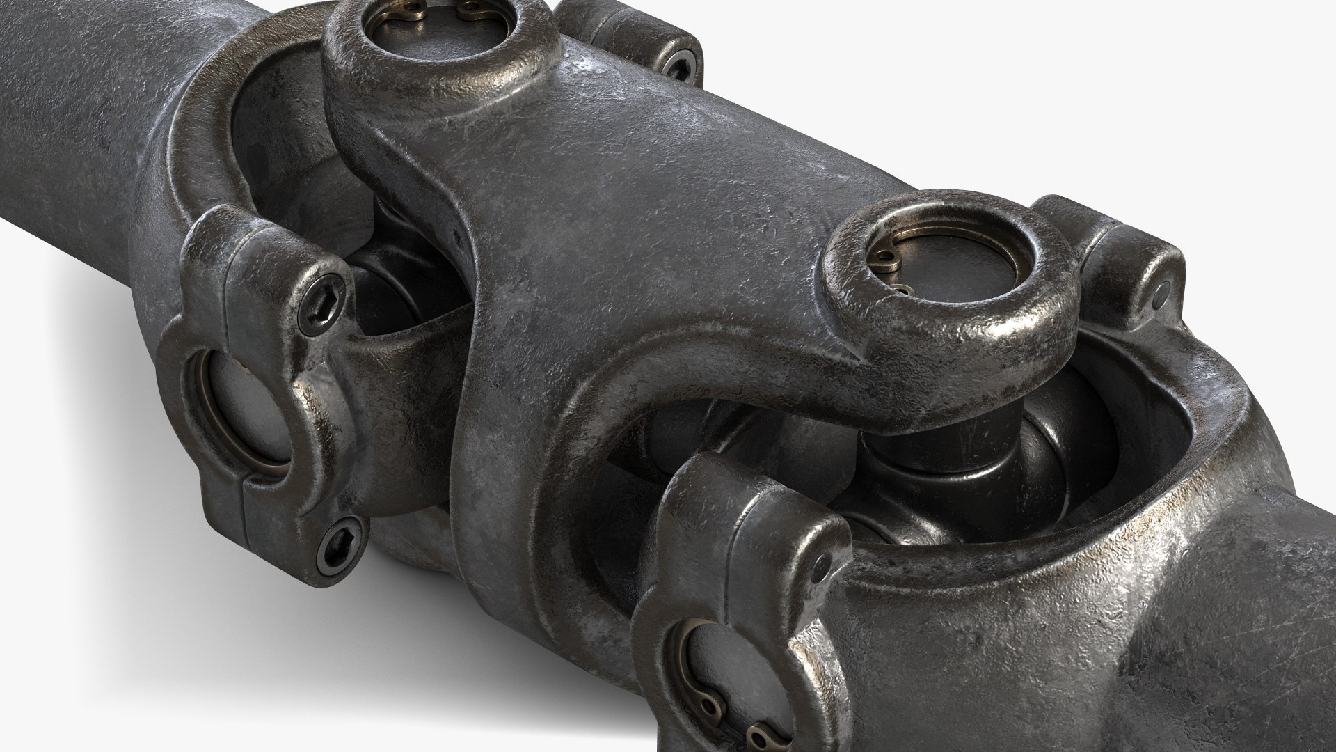 Double Cross Cardan Joint 3D - TurboSquid 1569491