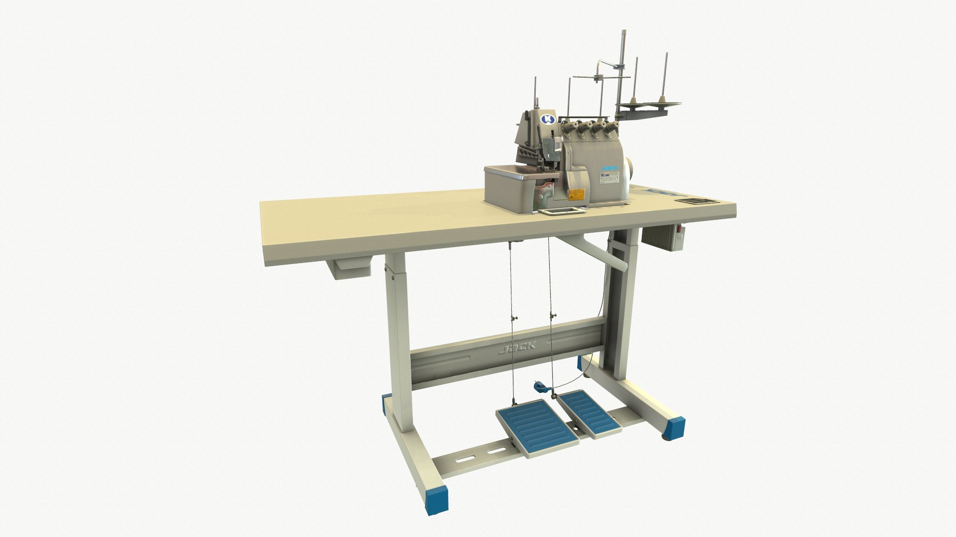 modelo 3d Overlock industrial JACK - TurboSquid 2194136