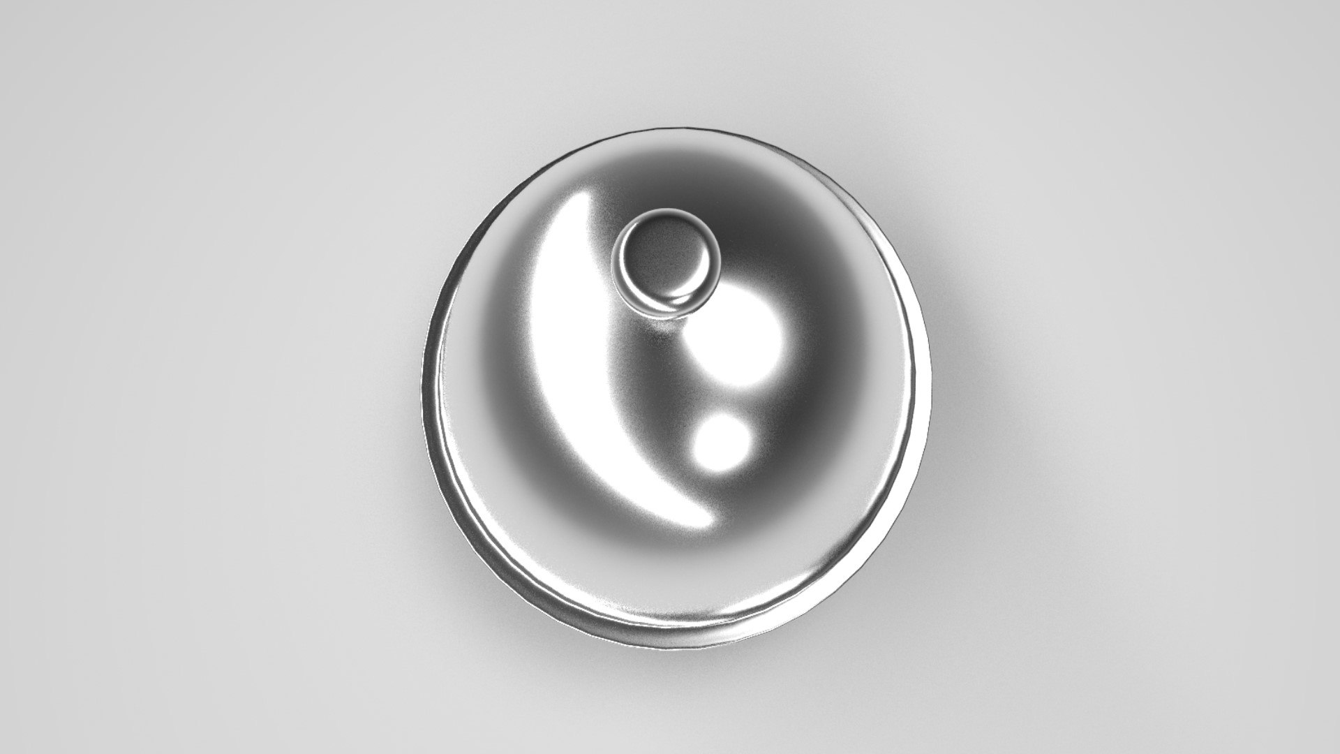 Silver platter dish plate 3D model - TurboSquid 1653222