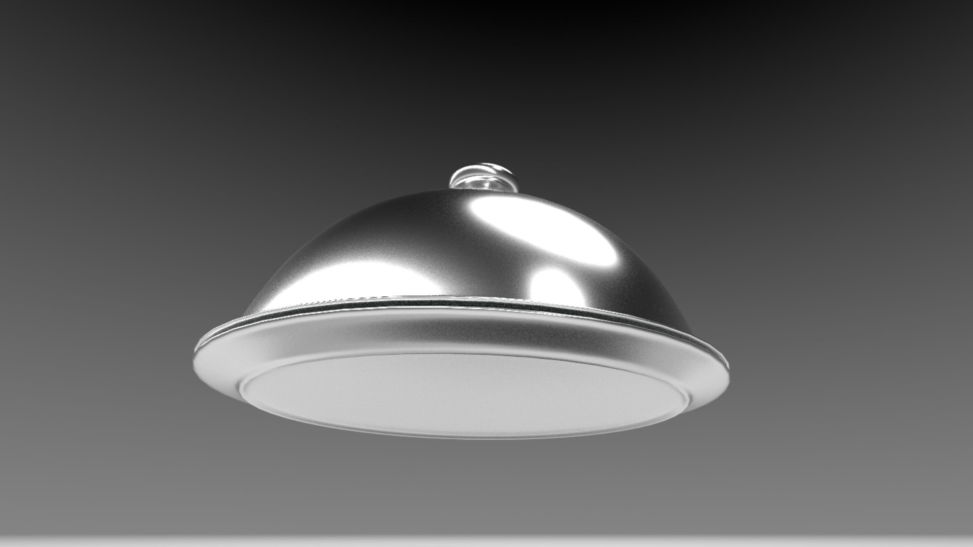 Silver platter dish plate 3D model - TurboSquid 1653222