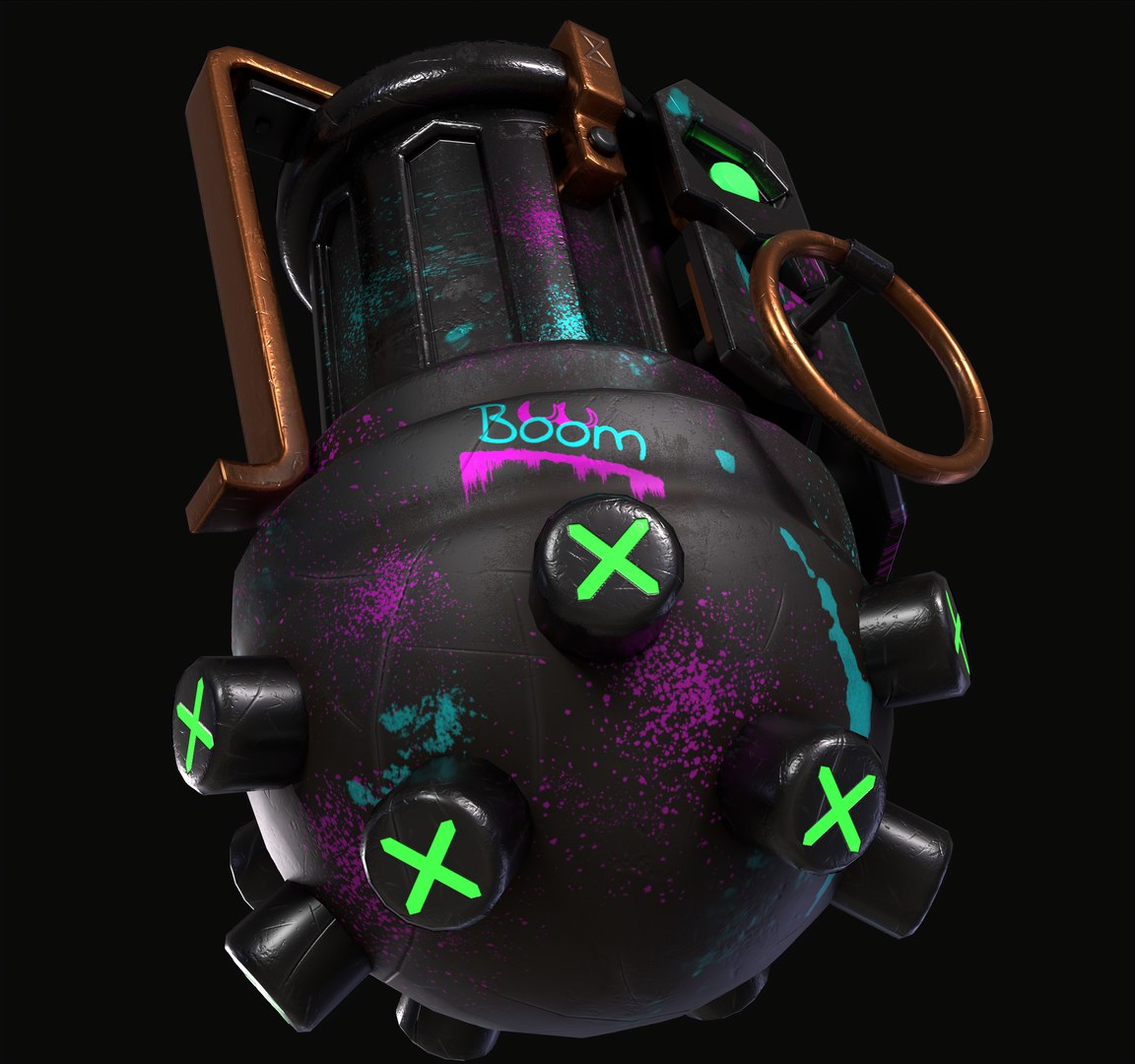 3D Jinx Grenade - TurboSquid 2019188