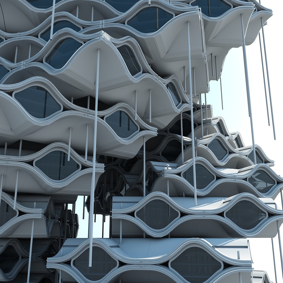 Modern Futuristic 3d Model
