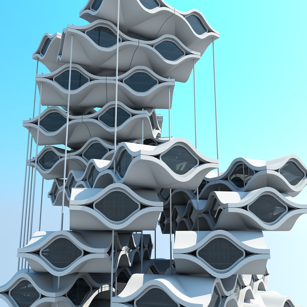 Modern Futuristic 3d Model