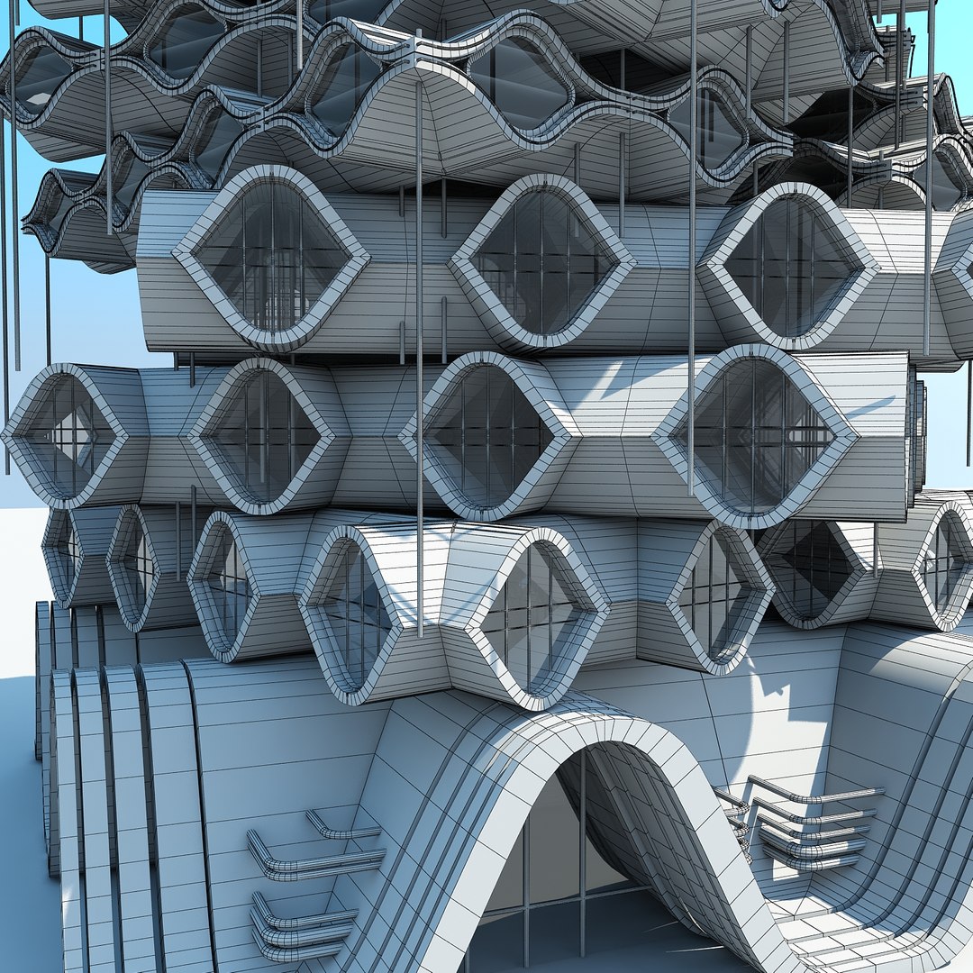 Modern Futuristic 3d Model