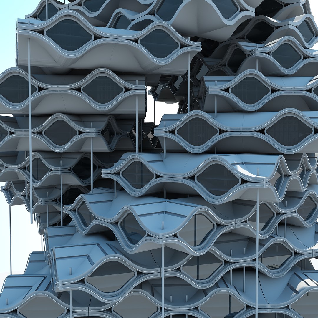 Modern Futuristic 3d Model