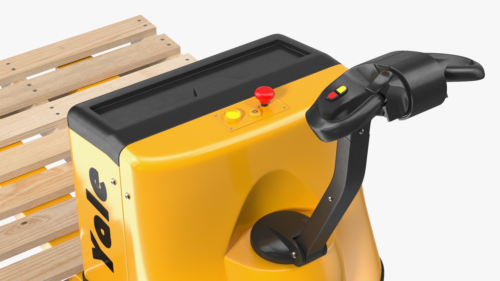 3D Self Propelled Electric Pallet Jack And Pallet Rigged Model ...
