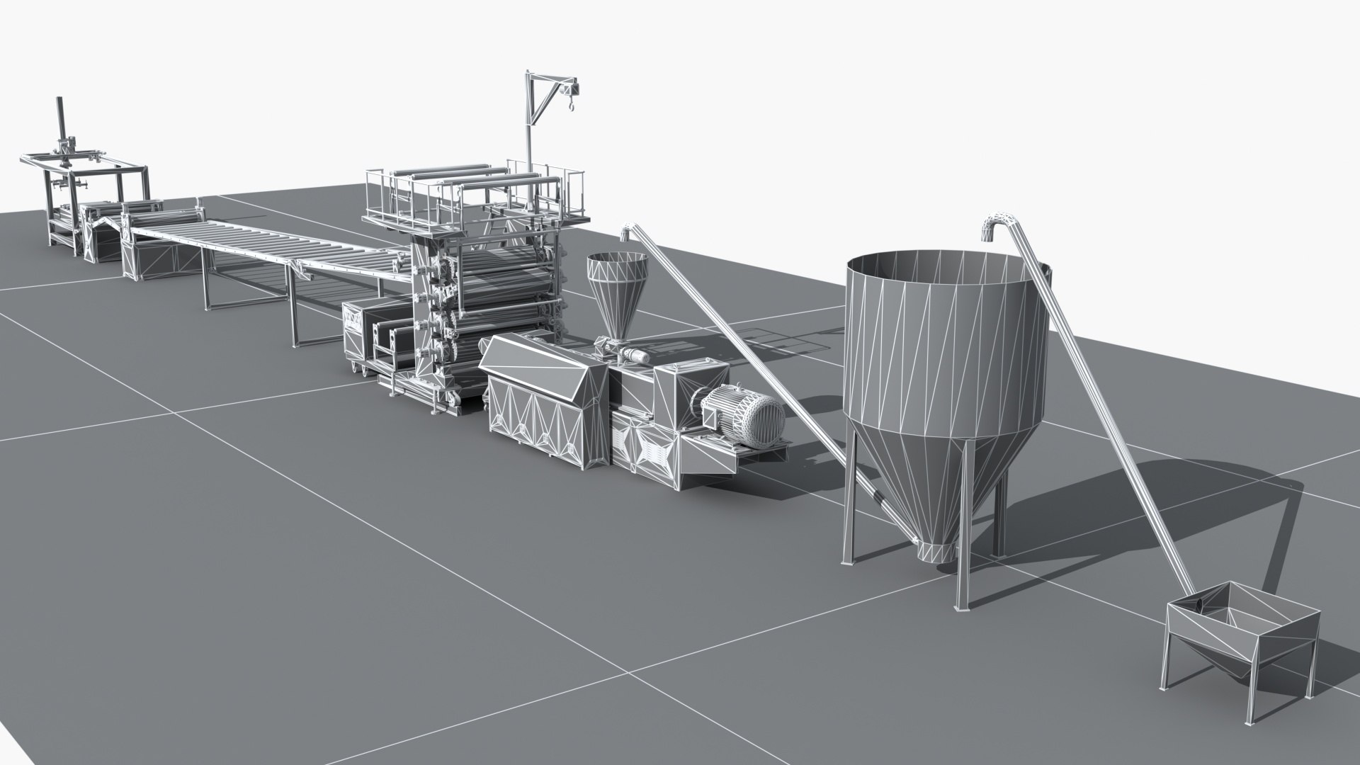 3D Industrial Equipment 6-Floor Production Line Model - TurboSquid 2163211